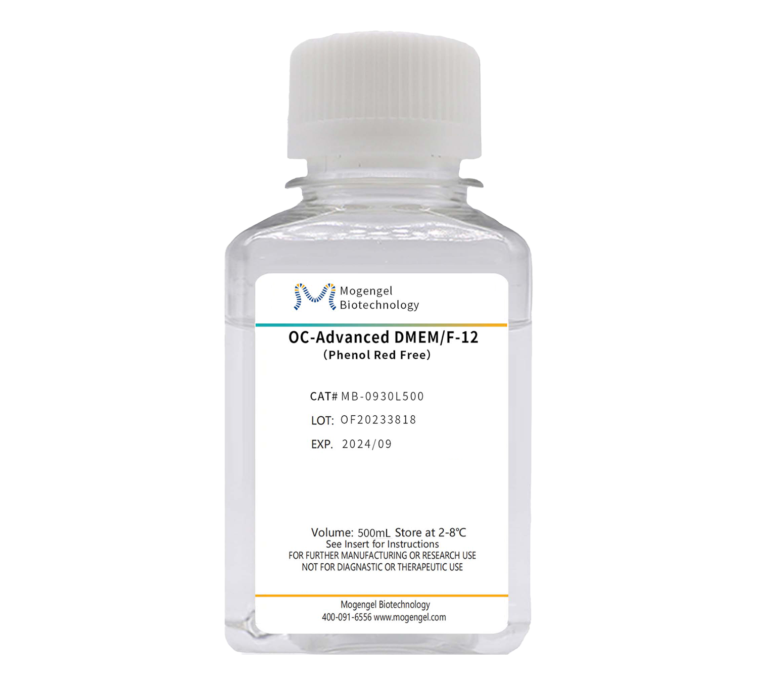 MB0930L500/500F-OC-Advanced DMEM/F12_厦门模基生物科技有限公司&上海诺娃医药科技有限公司